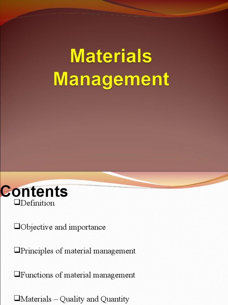Material Management | PDF | Pallet | Supply Chain Management