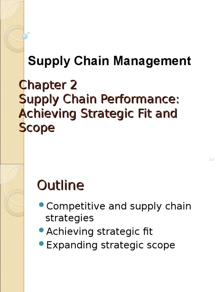 Unit 2 - Achieving Strategic Fit | Download Free PDF | Strategic ...