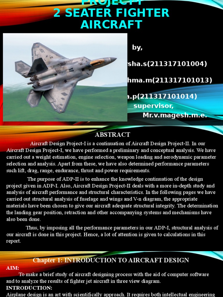 Aircraft Design Project-Ii | PDF | Flight | Aerodynamics