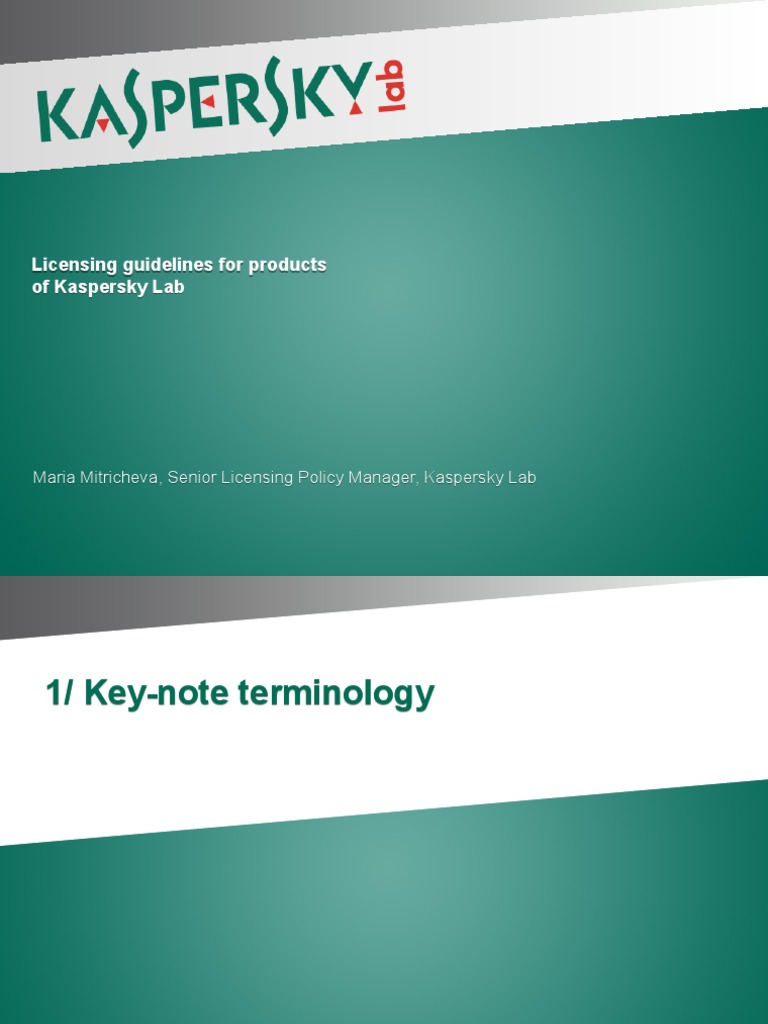 Kaspersky Licensing Guidelines - EM - Dec 2012 | Download Free PDF ...