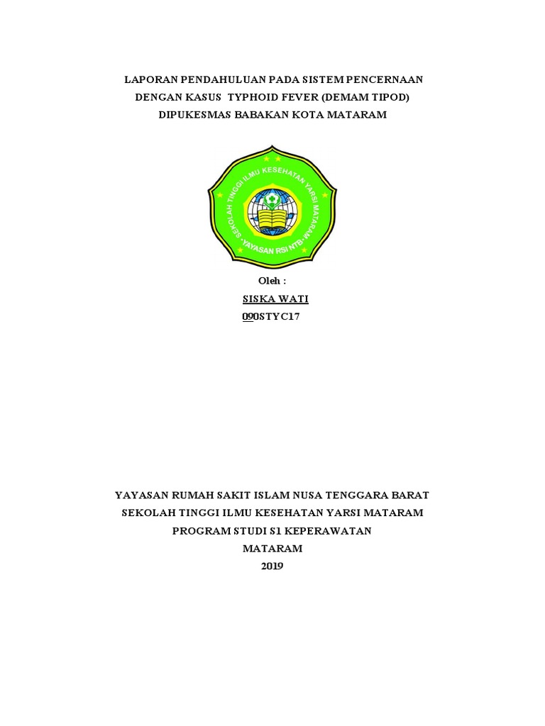 LP Demam Tipoid | PDF | Sains & Matematika