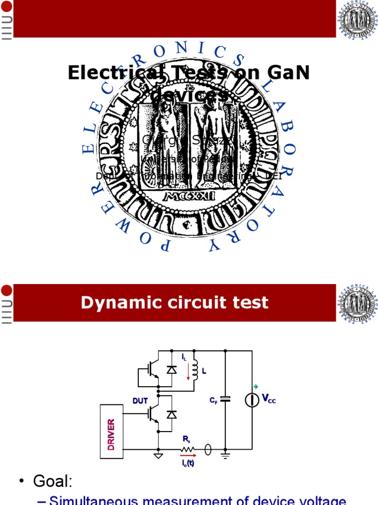 GaN Electrical Tests | PDF | Physical Quantities | Electrical Equipment