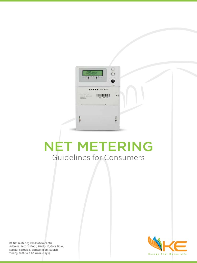 KE Net Metering Guidelines for Consumers | PDF | Business | Energy And ...
