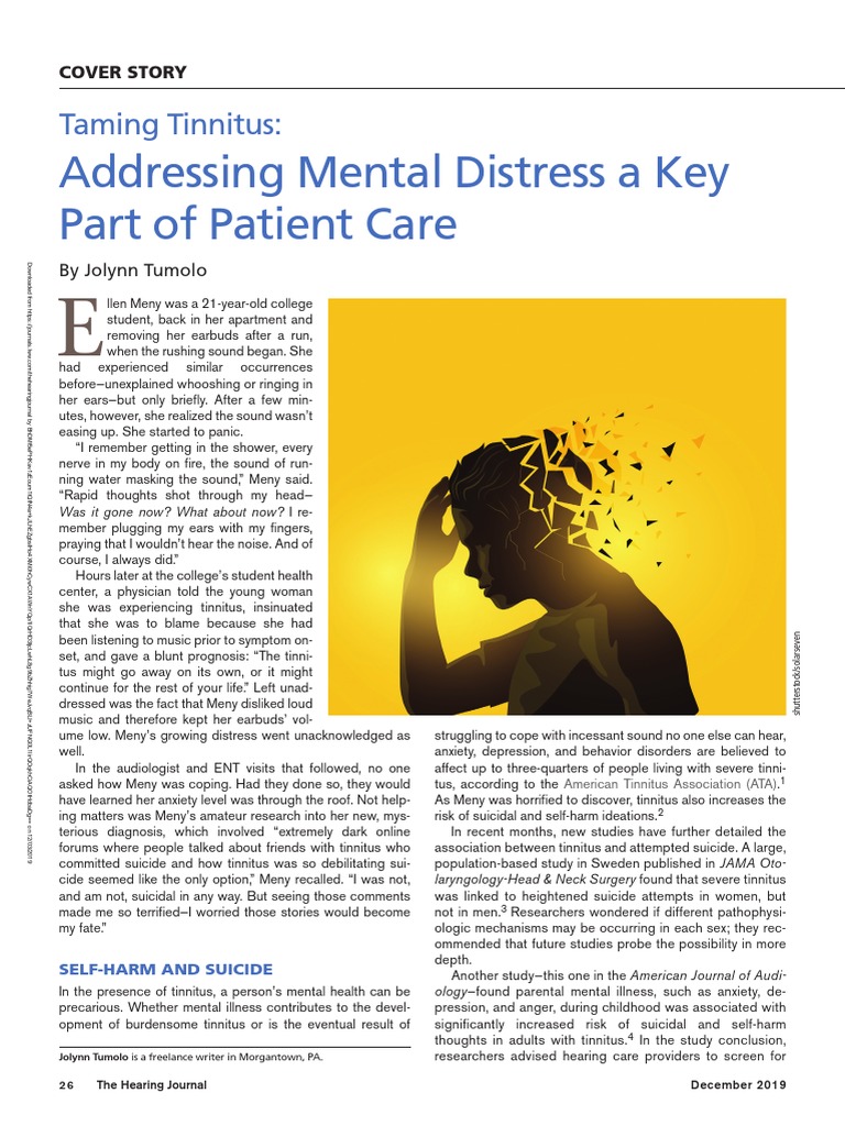 Addressing Mental Distress A Key Part of Patient Care: Taming Tinnitus ...
