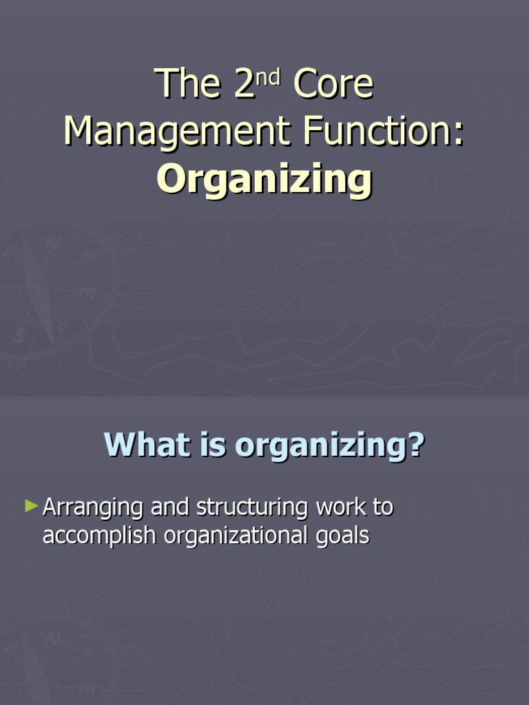 The 2 Core Management Function | PDF | Organizational Structure | Economies