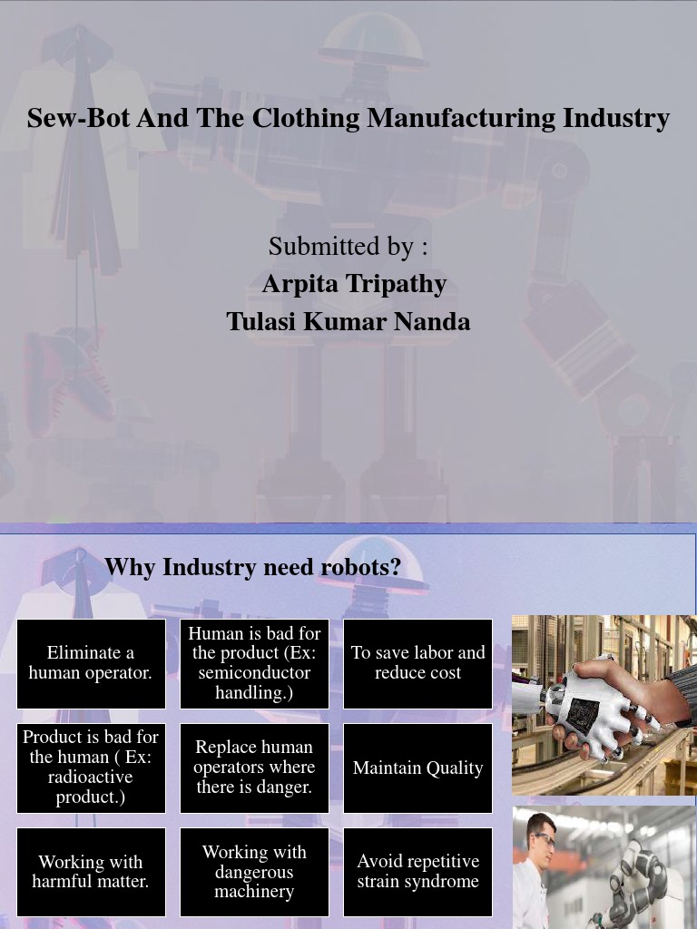 Sewbot Clothingmanufacturing 190202115439 PDF | PDF | Automation | Sewing