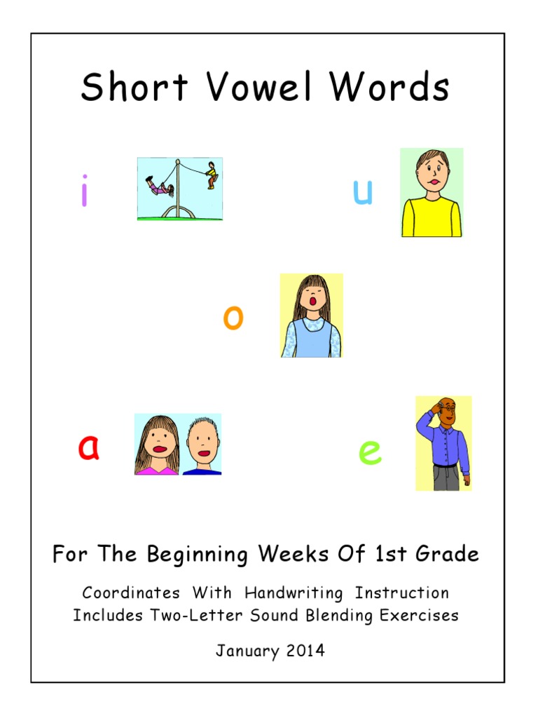Short Vowel Words For First Grade - Sound City Reading PDF | PDF ...