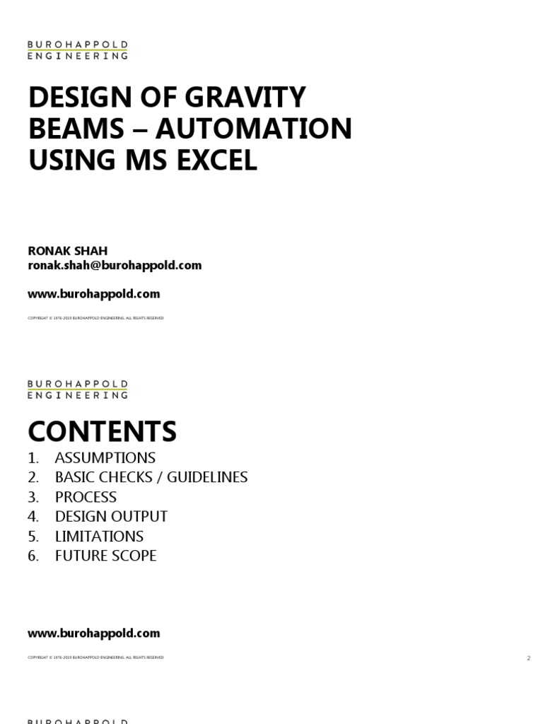 Design of Gravity Beams - Automation | PDF | Beam (Structure) | Civil ...