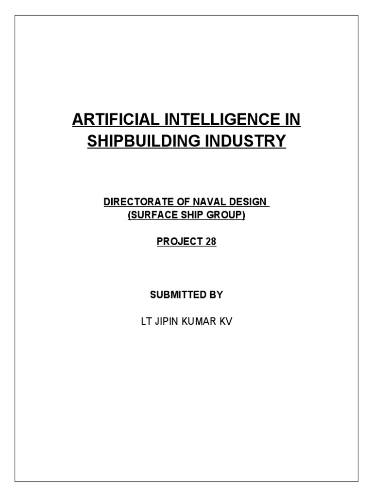 AI Innovations in Shipbuilding Design | PDF | Artificial Intelligence ...