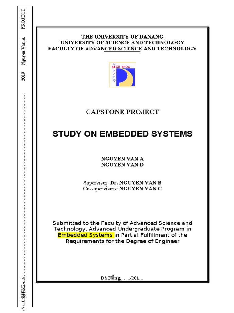 Capstone Project on Embedded Systems | PDF