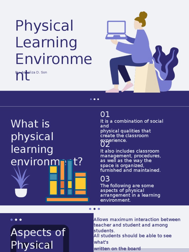 Physical Learning Environme NT: By: Annaliza D. Son | PDF | Classroom ...