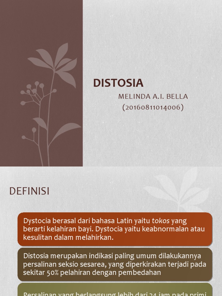 DISTOSIA | PDF