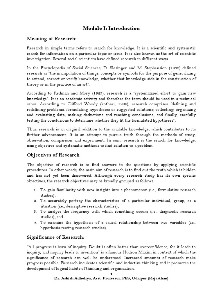Research MEthodology - RTU - II Sem | PDF | Type I And Type Ii Errors ...