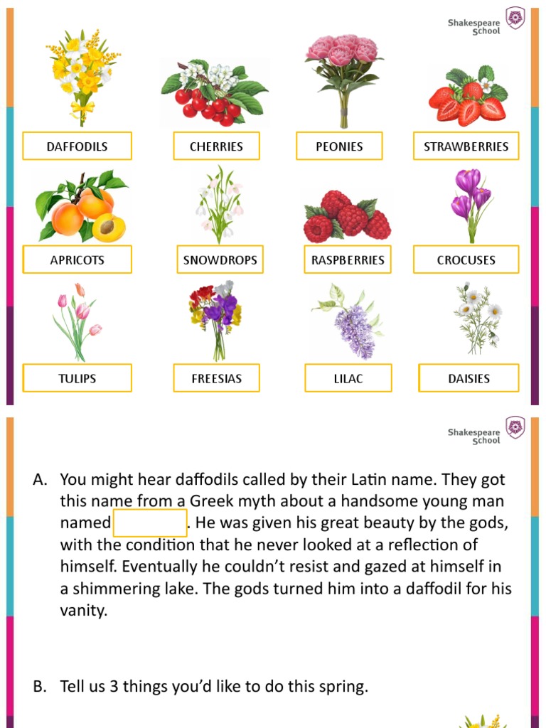 Optional Ice Breaker | PDF | Flowers | Plants