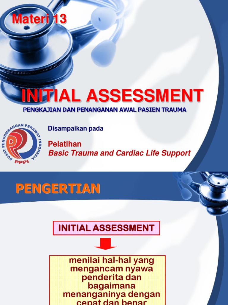 Materi 13 BTCLS INITIAL ASSESSMENT PDF | PDF