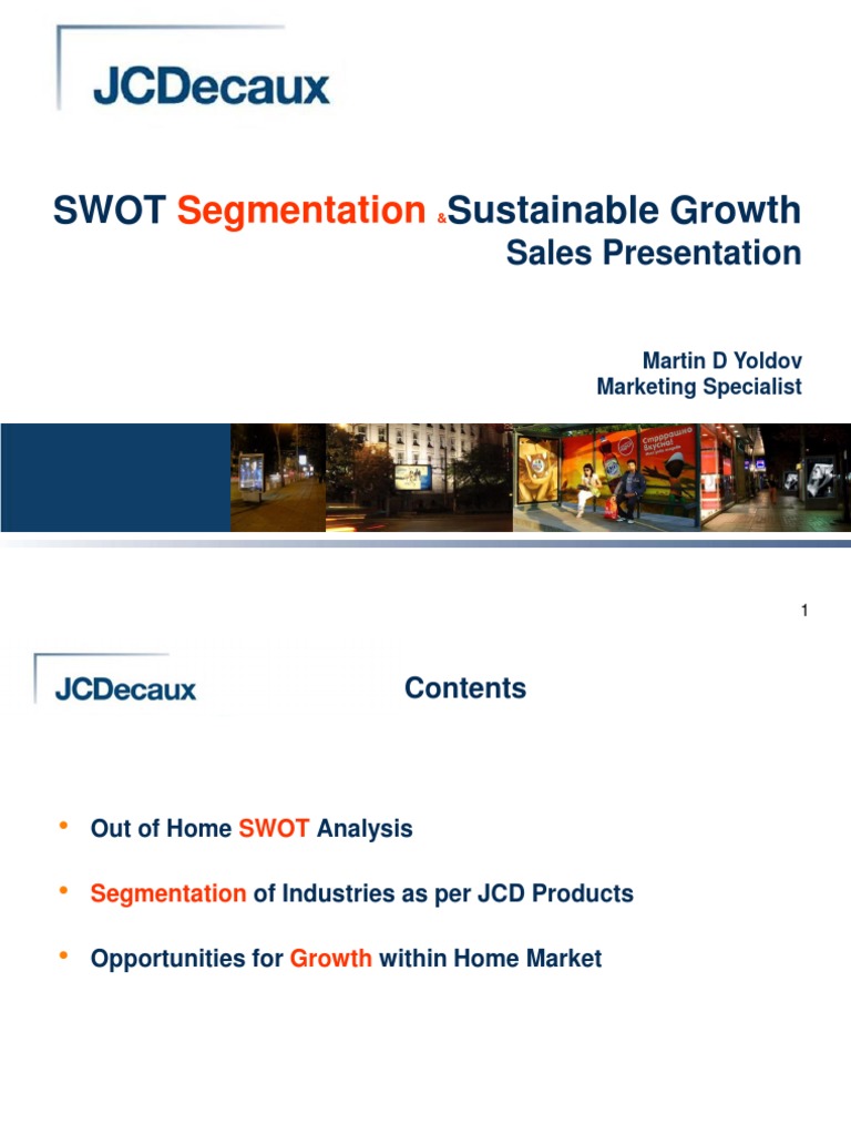 OOH Case Study For JCD | PDF | Market Segmentation | Advertising