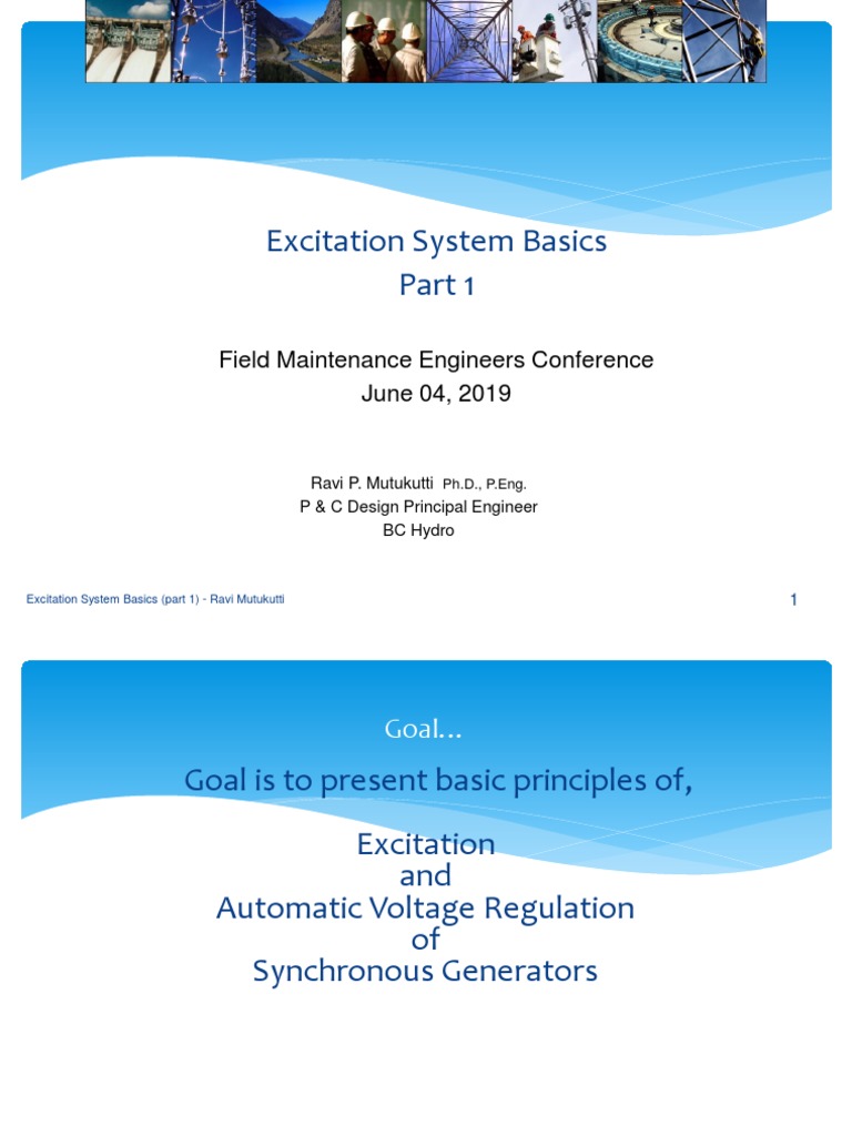 3 - Exciter Basics PDF | PDF | Electric Motor | Transformer