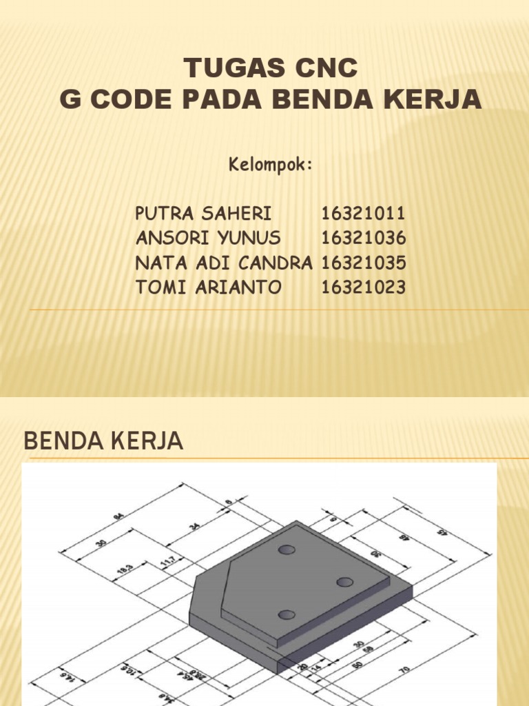 Tugas CNC | PDF | Teknologi & Rekayasa