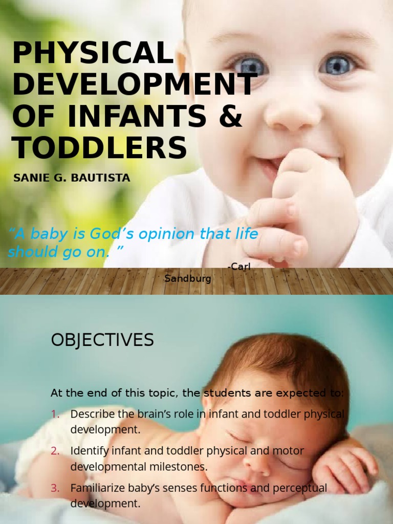 Physical Development of Infants & Toddlers | PDF | Perception | Infants