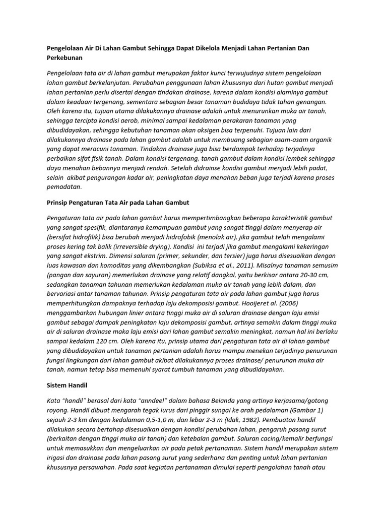 Penjelasan PPT Gambut Idp | PDF | Sains & Matematika