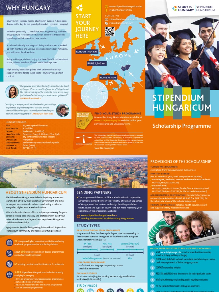 Stipendium Hungaricum Scholarship Programme (Brochure) PDF | PDF ...