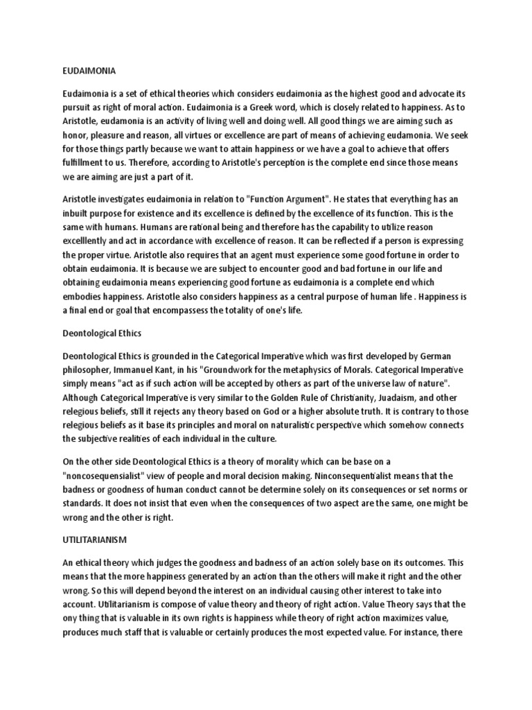 Hedonic Calculus | PDF | Value (Ethics) | Happiness