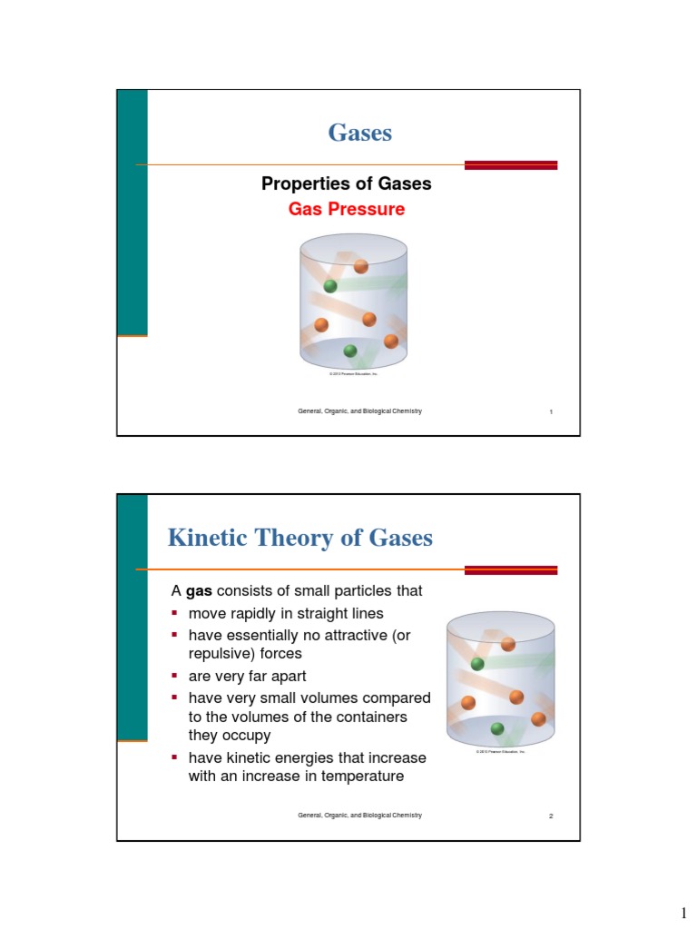 Gases Handout PDF | Download Free PDF | Atmospheric Pressure | Vapor