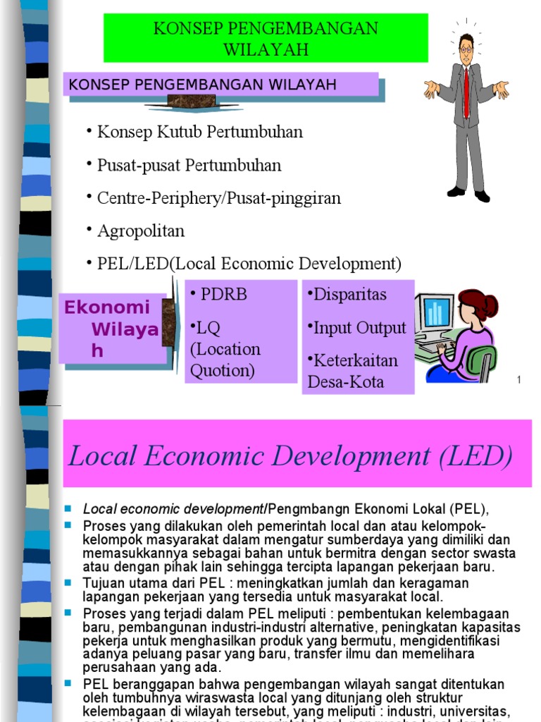 Konsep Pengembangan Wilayah | PDF
