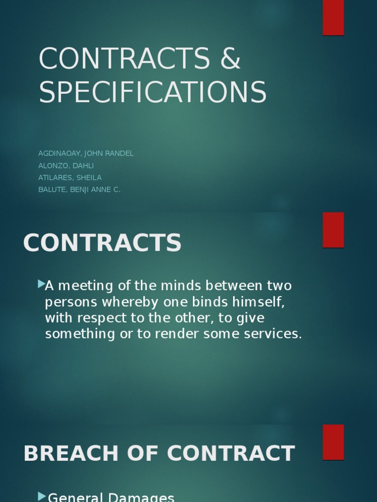 Elements of Construction Contracts: A Comprehensive Guide to Contract ...