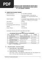 Permohonan RKL-RPL Rinci Perusahaan | PDF | Bisnis
