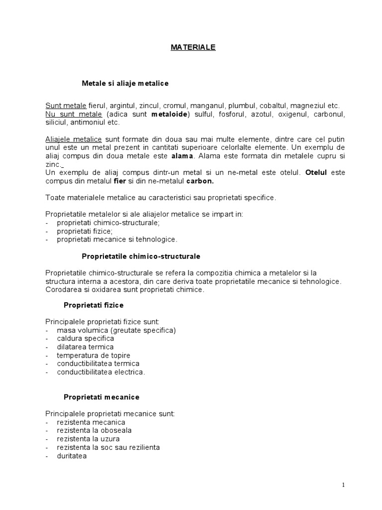 9 MATERIALE METALICE FEROASE - Corectat | PDF