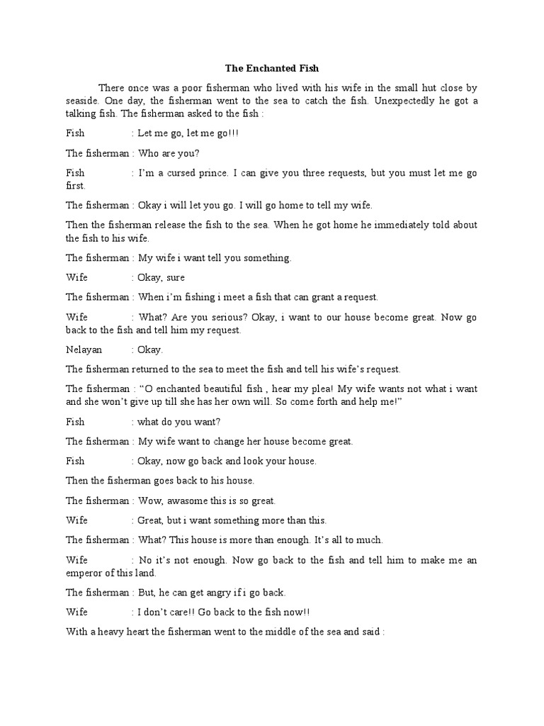 The Enchanted Fish | PDF