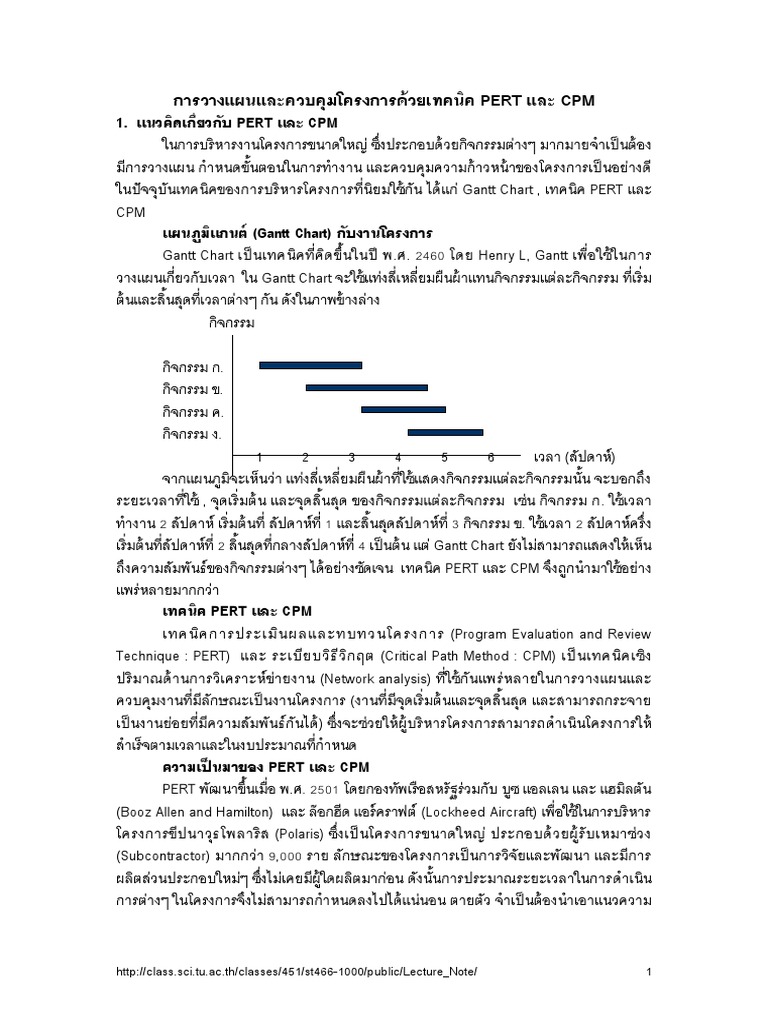 Pert - CPM | PDF