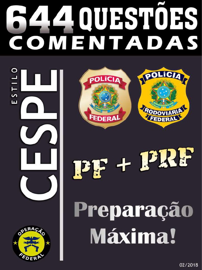 #Apostila PF e PRF 644 Questões | PDF | Assunto (gramática) | Tipologia ...