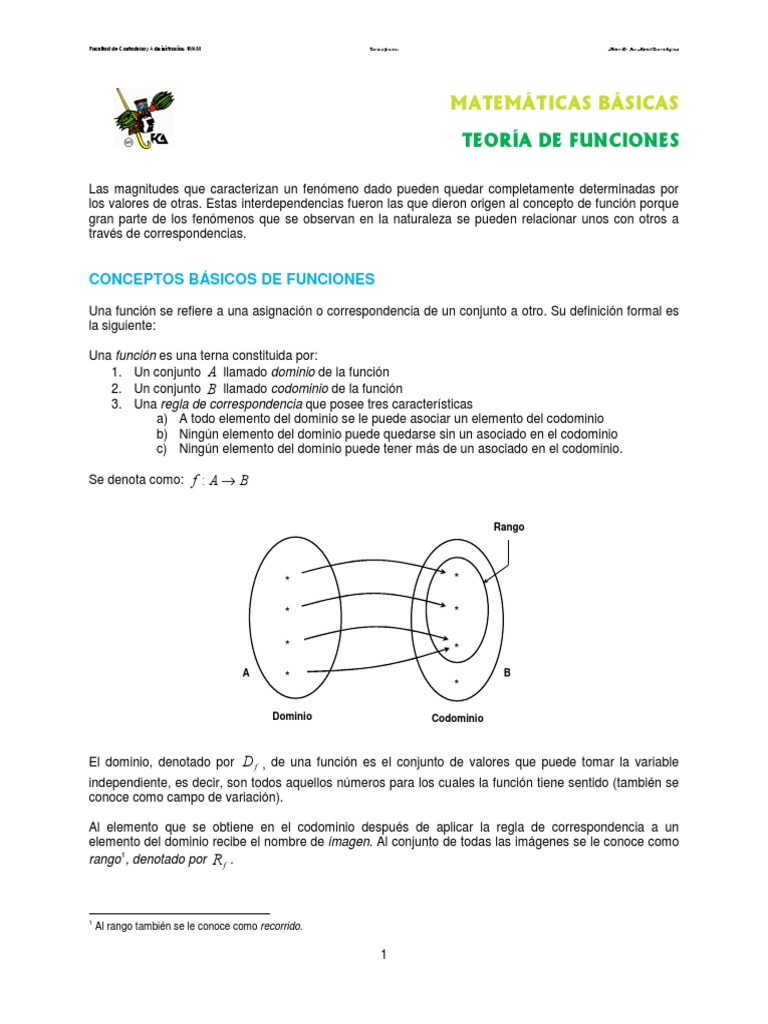 Concepto de Funcion | PDF | Función (Matemáticas) | Funciones y mapeos