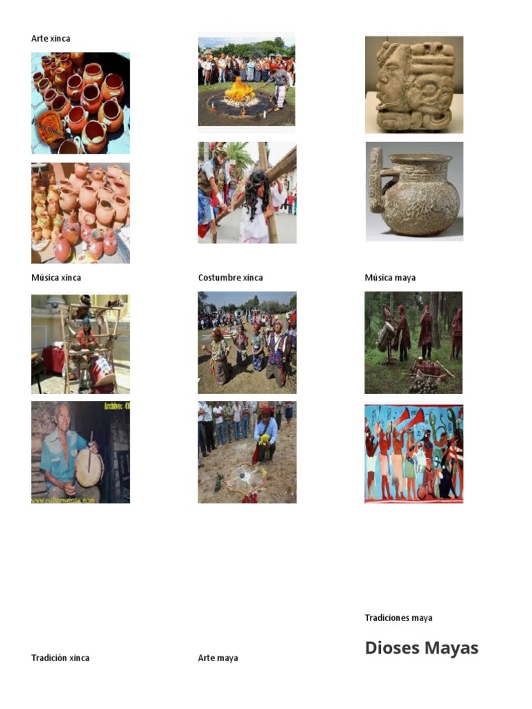 Arte Xinca Musica Tradicion Costumbre de Xinca Maya Garifuna | PDF