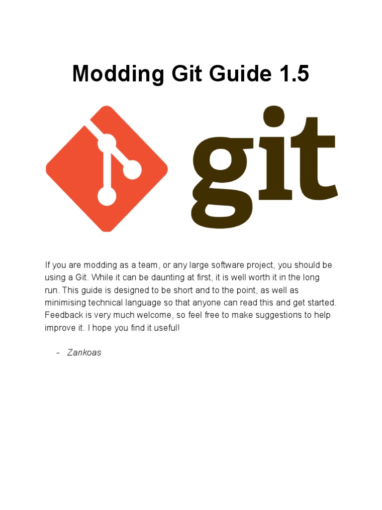 Modding Git Guide | PDF | Computer File | Microsoft Windows