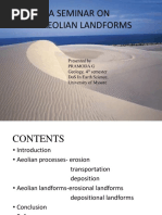 Aeolian Processes and Landforms | PDF | Dune | Erosion