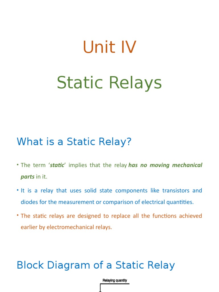 PSG Unit Iv | PDF | Phase (Waves) | Relay