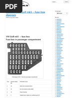 Fuse Box Diagram Volkswagen Golf 6 and Relay With Assignment and Location | PDF | Relay | Volkswagen