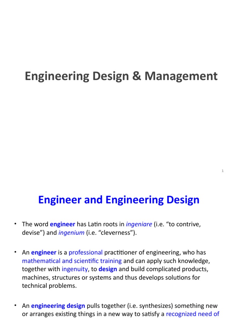 Engineering Design Process Overview | PDF | Engineer | Design