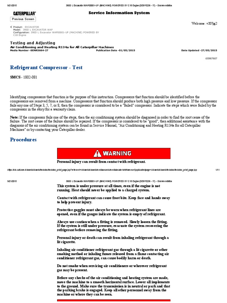 Compressor Test PDF | PDF | Electrical Resistance And Conductance | Air ...