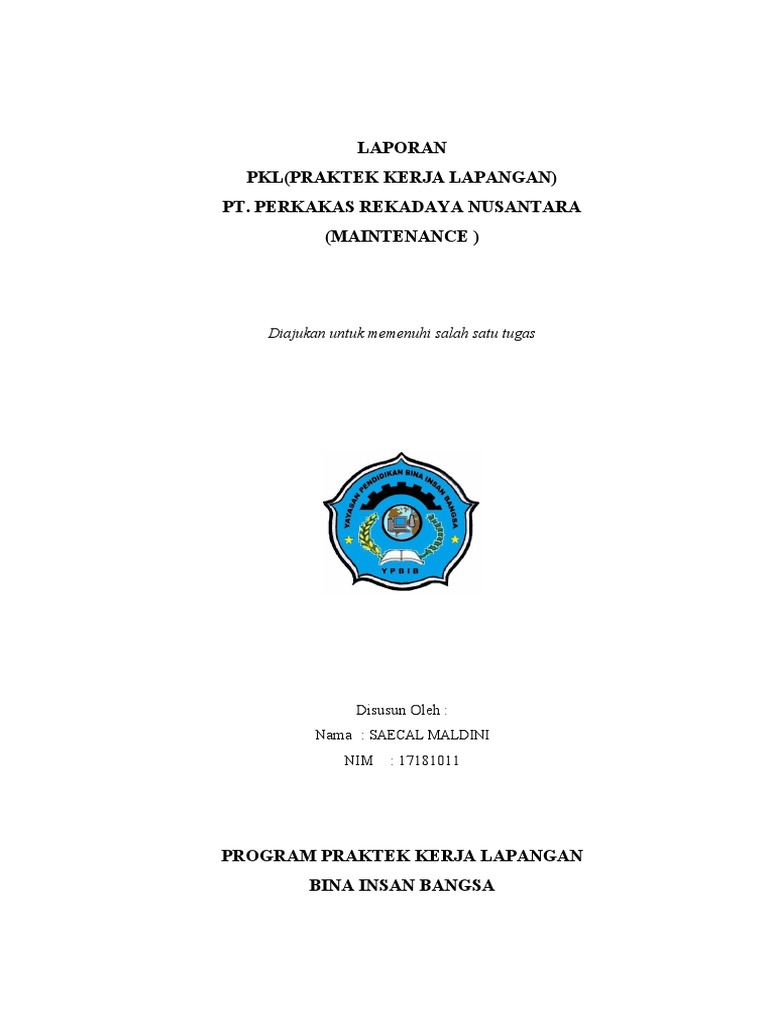 Laporan PBK 50% | PDF
