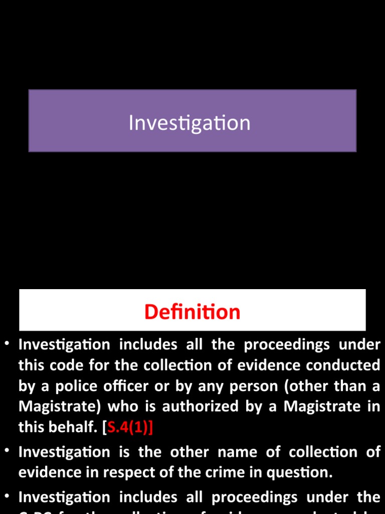 Investigation | PDF | Confession (Law) | Criminal Procedure In South Africa