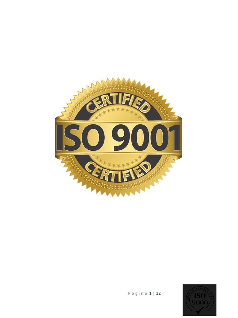 Iso 9000 - 9001 Trabajo Final | PDF | Gestión de la calidad | Iso 9000