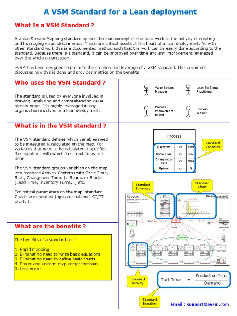 A VSM Standard For A Lean Deployment | PDF | Macro (Computer Science) | Microsoft Excel