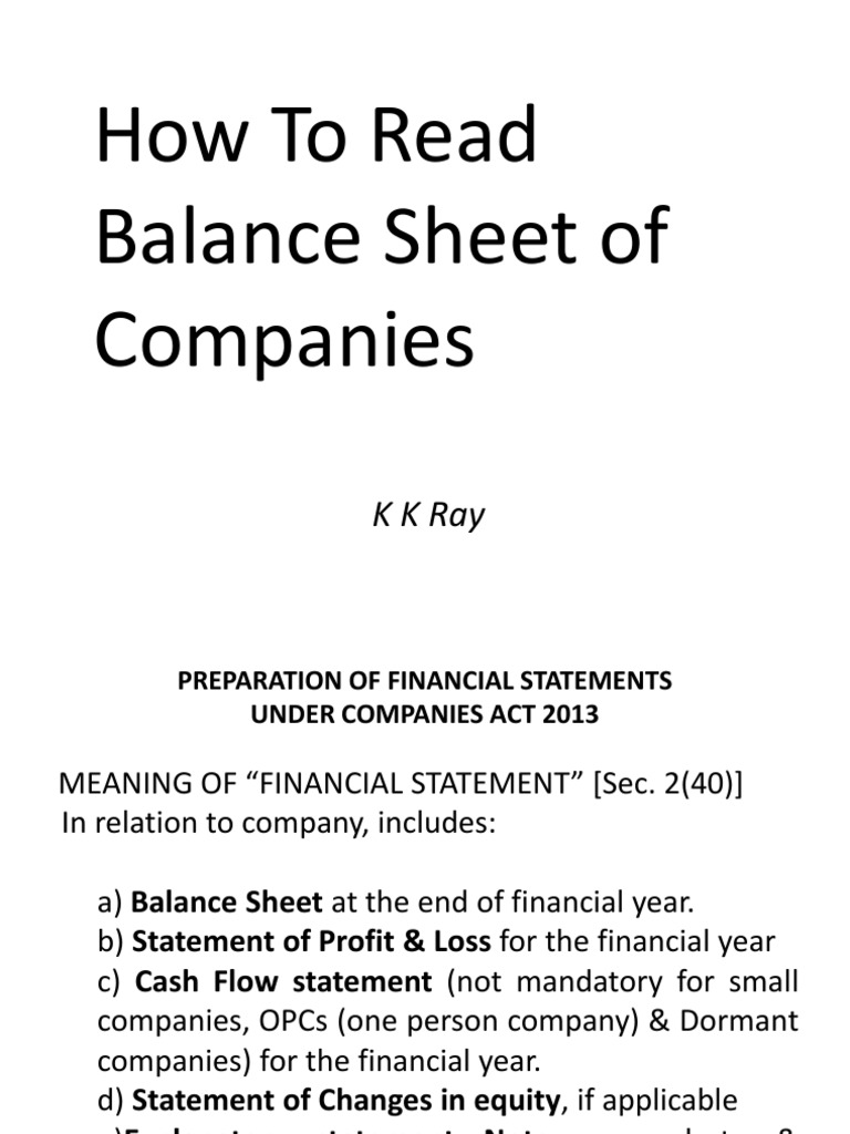 How To Read BS PDF | Download Free PDF | Balance Sheet | Loans
