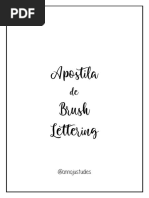 Apostila de Caligrafia para Lettering - LetteringByRebeca | PDF