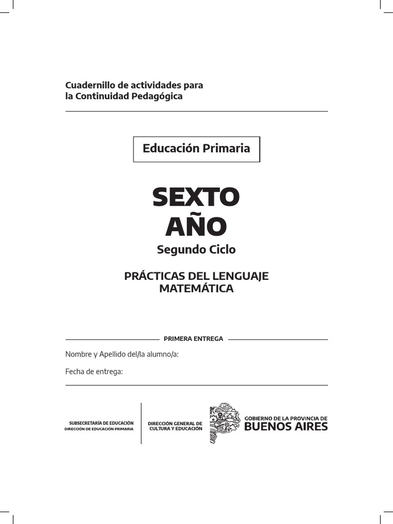 Cuadernillo de Actividades Primaria | PDF | Educación primaria | Cuentos