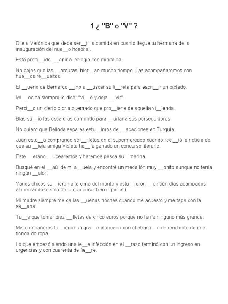 Guia Uso de La B y V | PDF